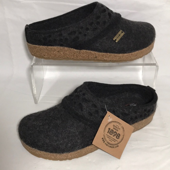 Haflinger | Shoes | Haflinger New Pure 0 Wool Mule Slippers Clogs Eu 39 ...